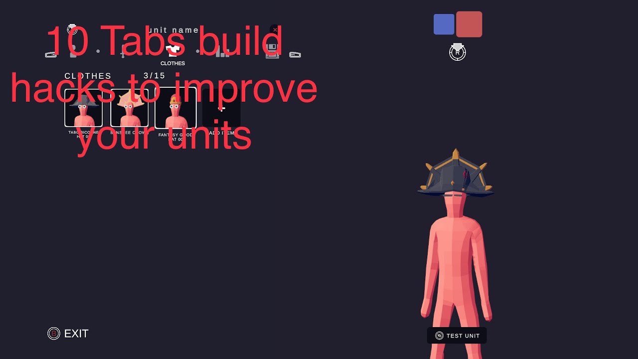10 more Tabs build hacks and tips to improve your units - YouTube
