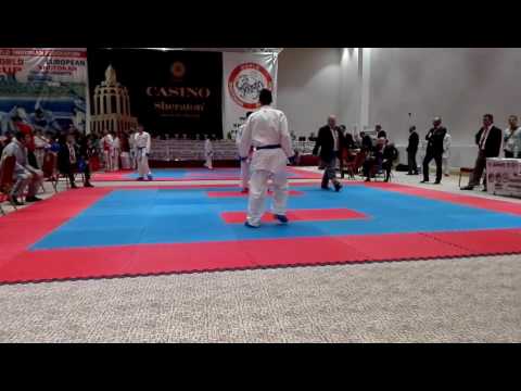 Türker Demir Vs hason kalejede Europen Shotokan Karate Champıonships  final mac