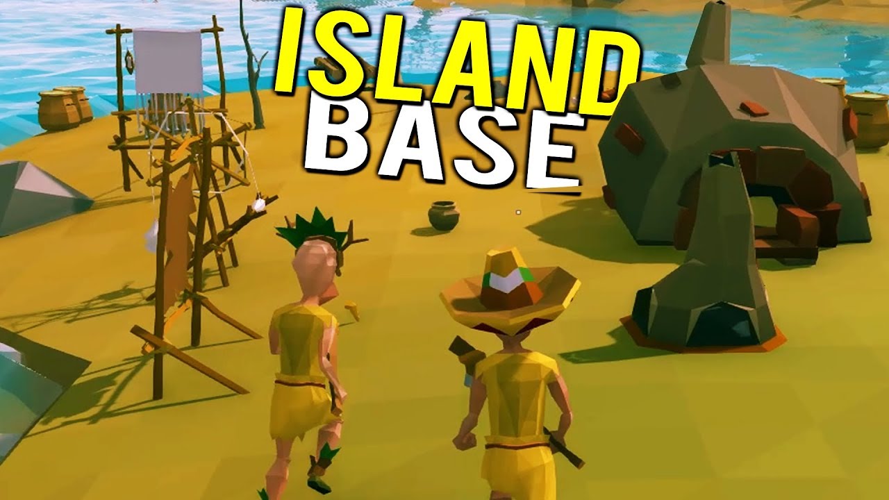 OUR ISLAND BASE! SECRET UNDERGROUND CAVERNS! - Ylands Early Access ...