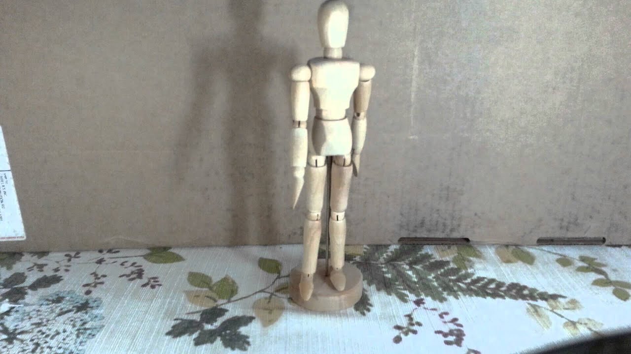Short animation of art mannequin. - YouTube