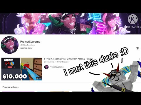 I met projectsupreme :P (in trade hangout) - YouTube