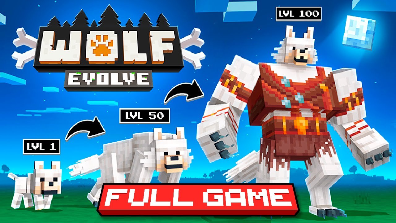 Minecraft x Wolf Evolve - Full Gameplay Playthrough (Full Game) - YouTube