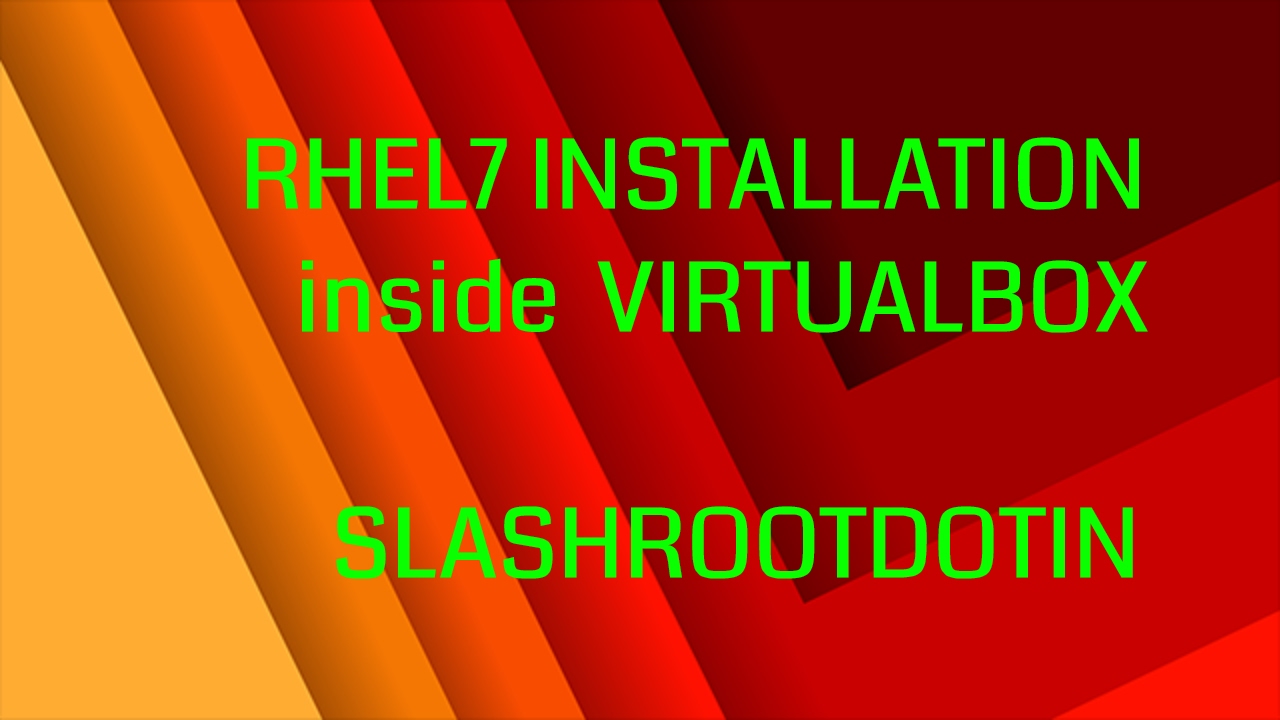 Rhel7 Installation In Virtualbox Youtube 6031