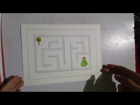 How to draw maze | maze drawing | Art | homemade - YouTube