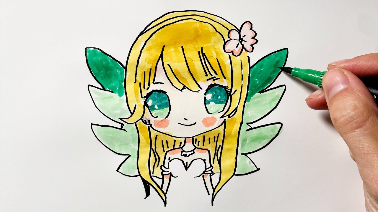 How to Draw an Anime Fairy - YouTube