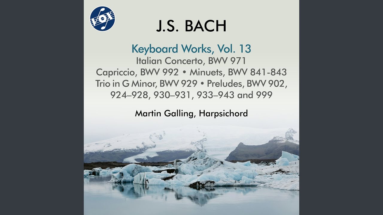 Italian Concerto in F Major, BWV 971: I. — - YouTube