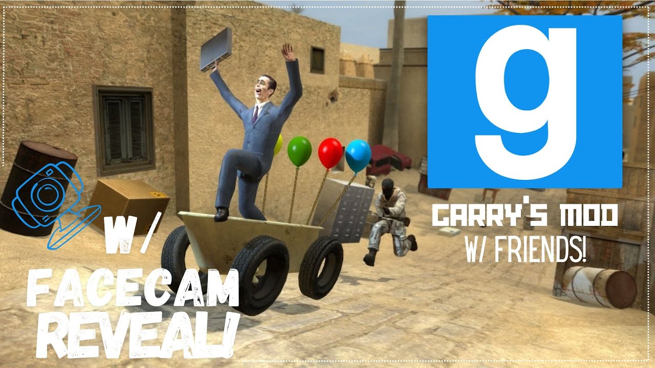 FACECAM ACQUIRED! | GMOD FUNNY MOMENTS #2 W/ FRIENDS! - YouTube