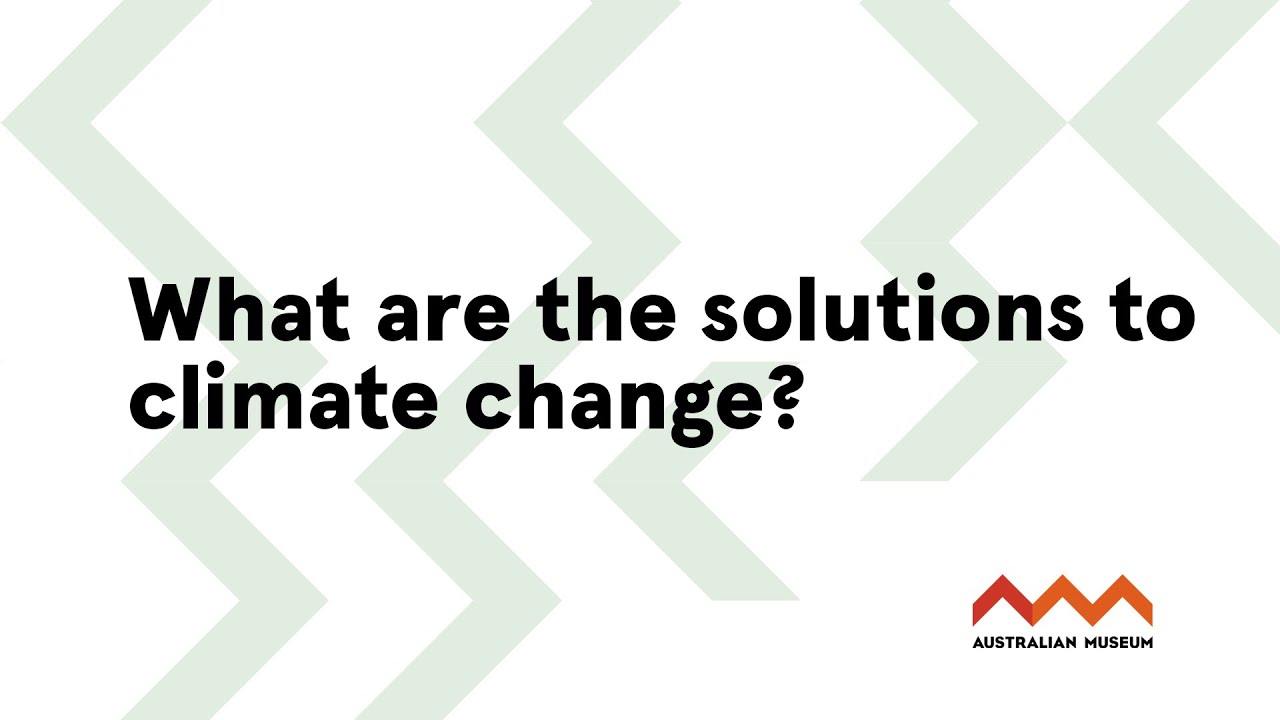 What are the solutions to climate change? - YouTube