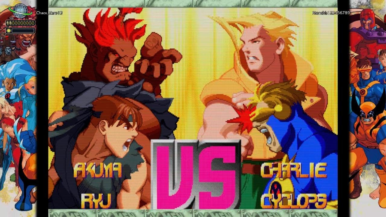 Finally MVC Collection X-men vs Street Fighter #onlinematch - YouTube