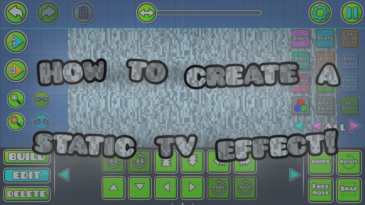 [Tutorial] How to create a static TV effect - Geometry Dash 2.1 - YouTube