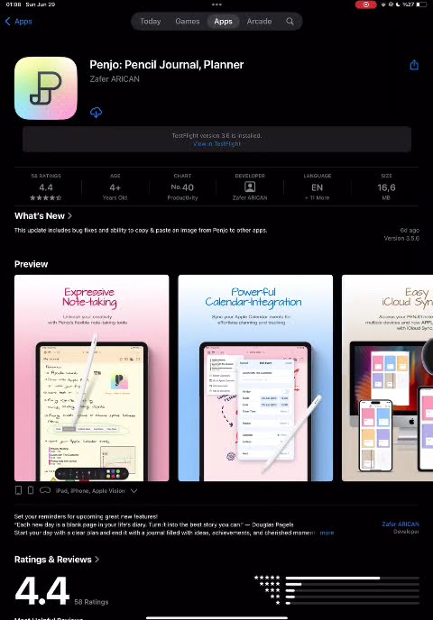 Penjo is now featured on the App Store. - YouTube
