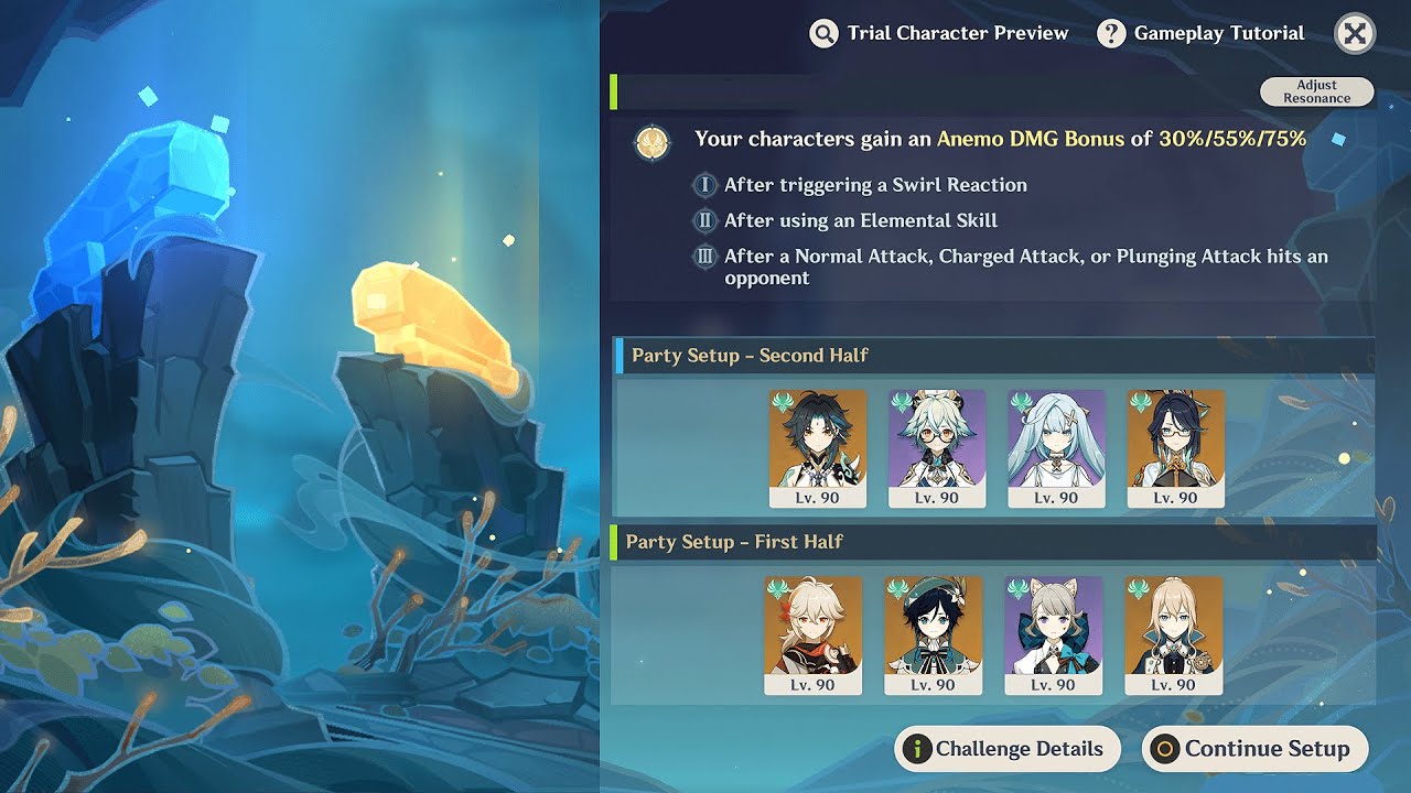 Vibro-Crystal Applications Day 1 Double Mono Anemo | Genshin Impact ...