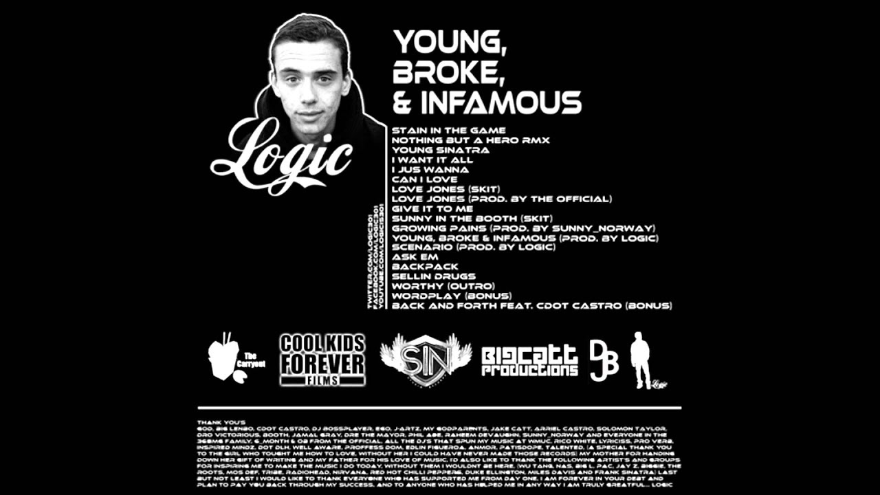 Logic - Young Sinatra - Young,Broke, And Infamous - YouTube