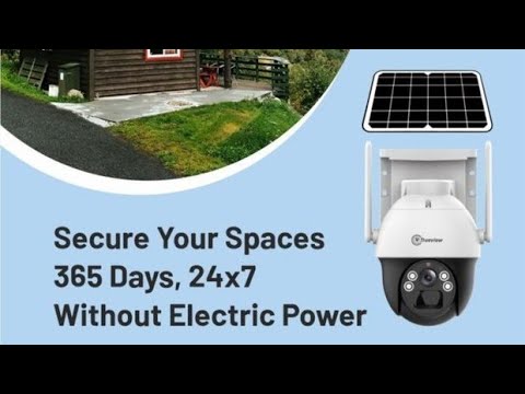 Trueview 4G camera With Solar penal MINI PTZ 10X DIGITAL ZOOM Unboxing ...