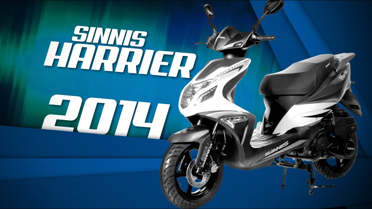 Sinnis Harrier 125cc Scooter promotion video sports scooter - YouTube