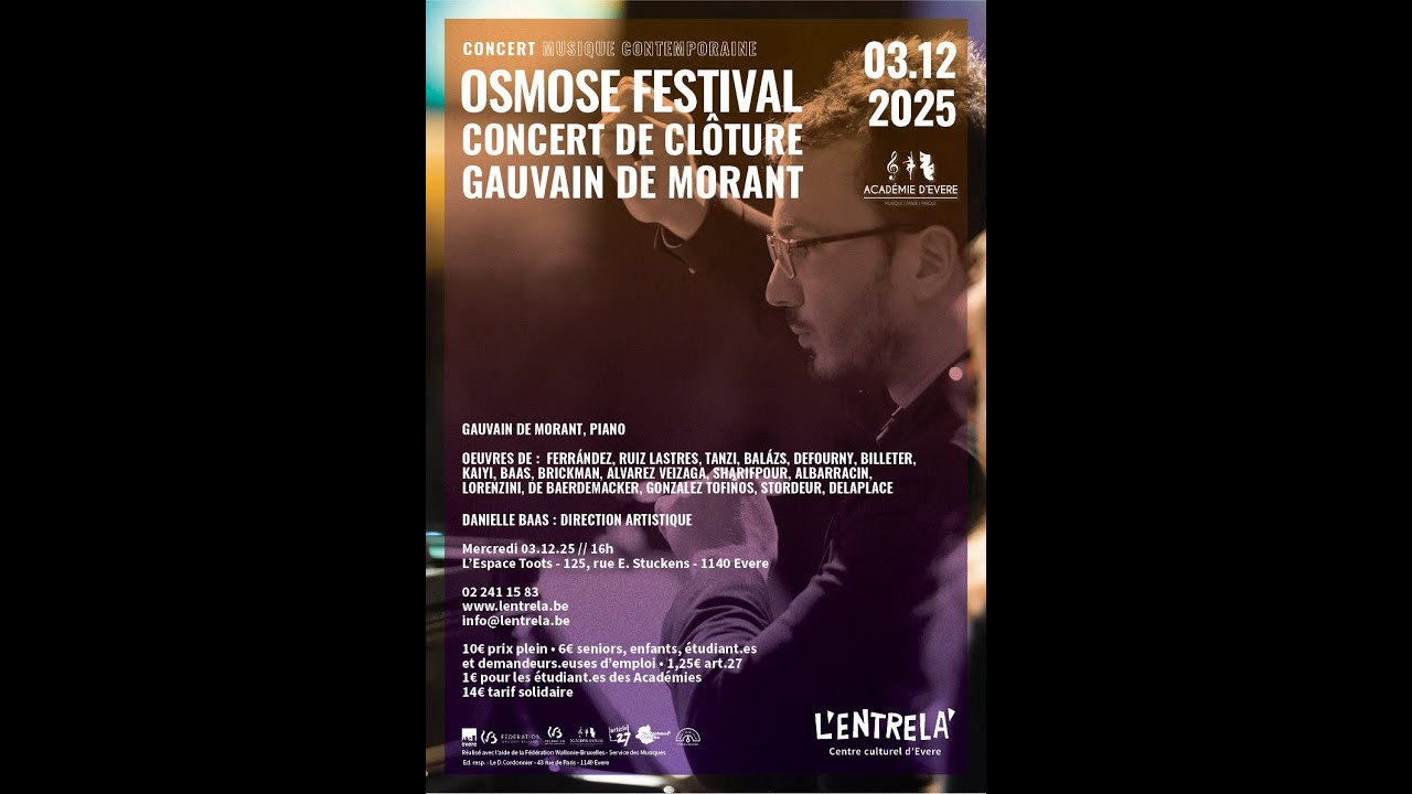 Festival Osmose | Geneviève Billeter - Fugue I à deux voix - YouTube