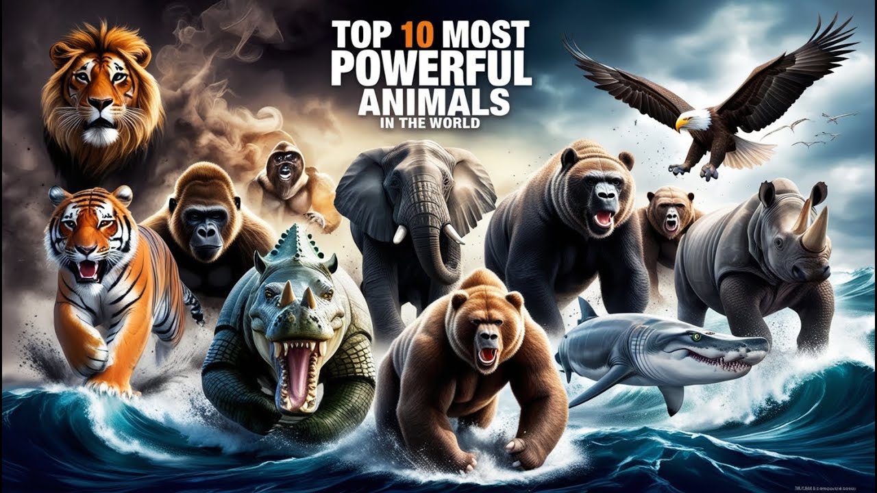 Top 10 Most Powerful Animals in the World - YouTube