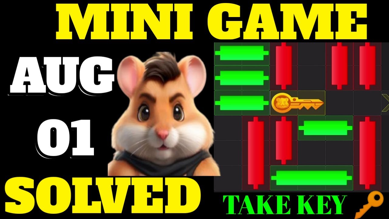 🔴HAMSTER KOMBAT MINI-GAME MADE (KEY PUZZLE SOLVED 1st AUGUST ) - YouTube