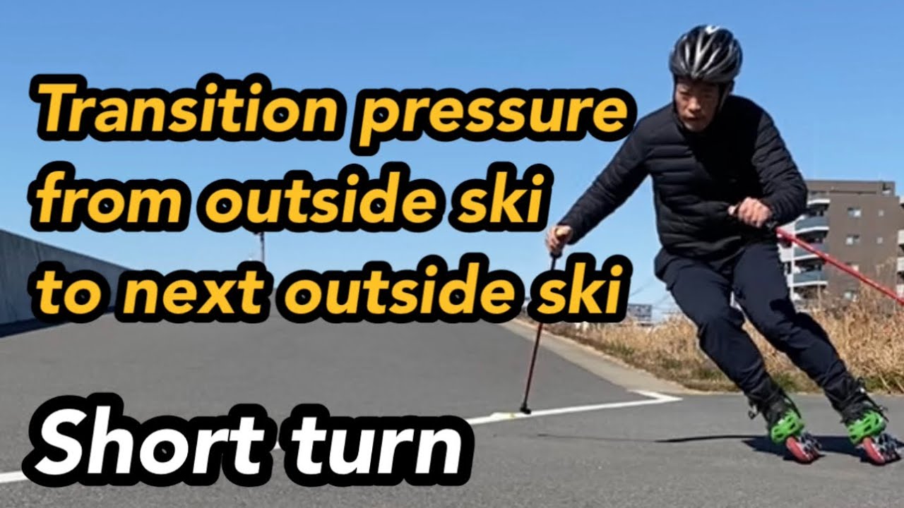 #158 Skate to carving ski / Transition pressure from outside ski to ...