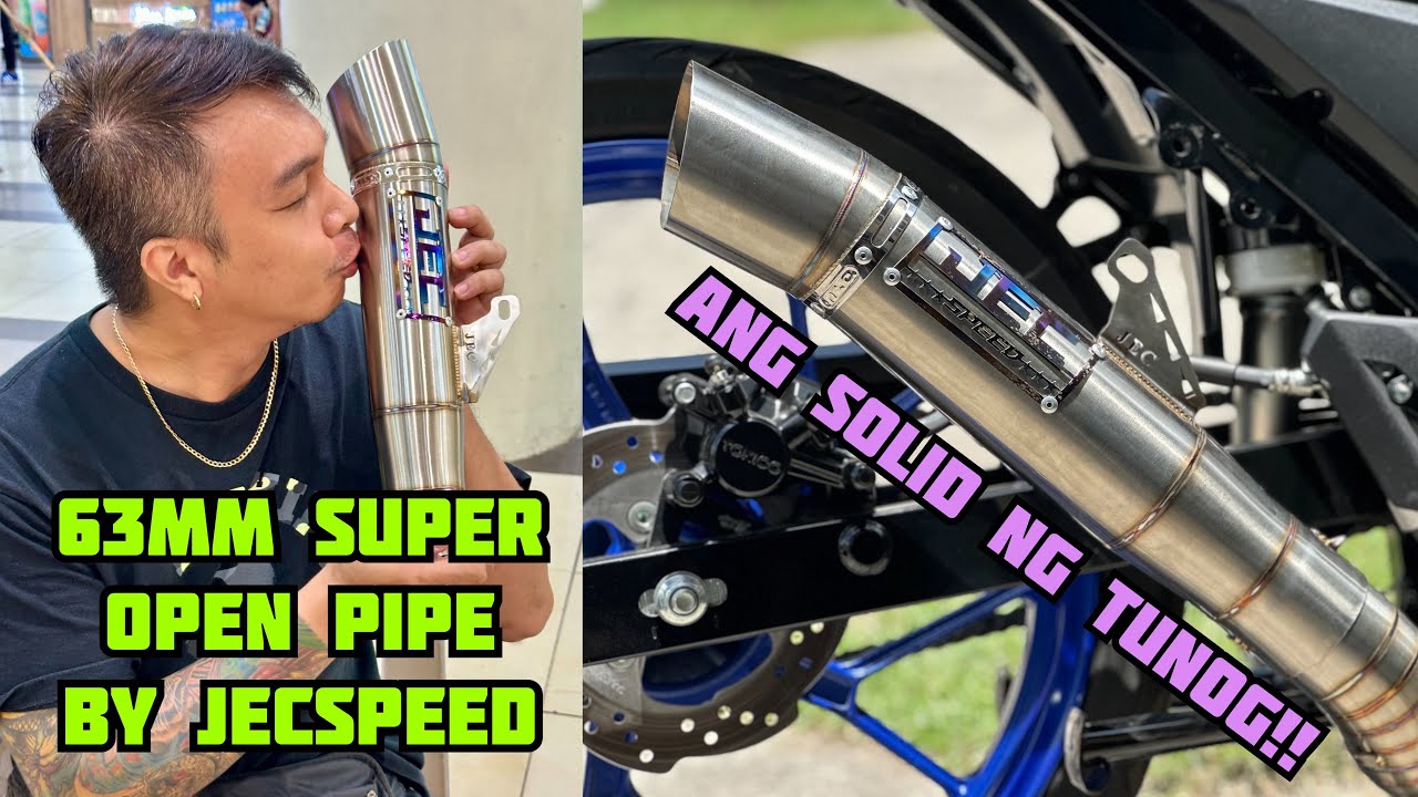 Super Open Pipe para sa Raider150Fi 🔥🔥 Installing Jecspeed Open Pipe 🏆 ...
