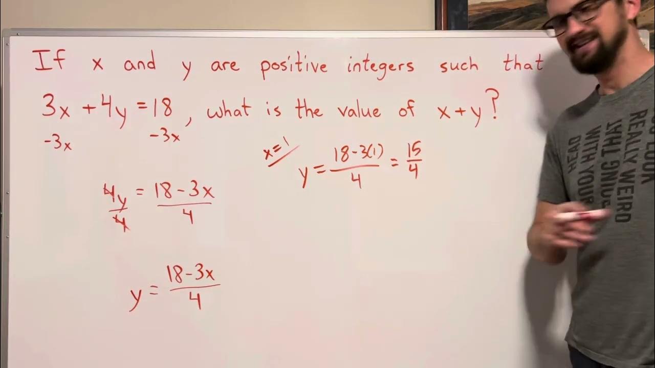 SAT Math Problem #3 - YouTube