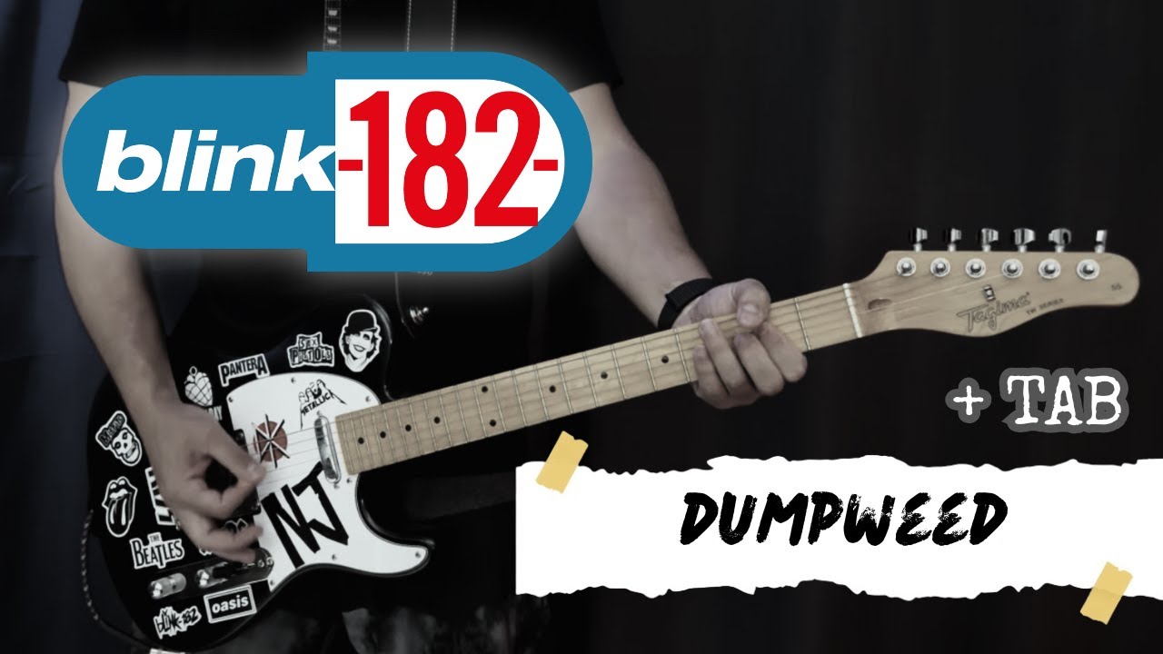Blink 182 - Dumpweed (Guitar Cover + TAB on Screen) - YouTube