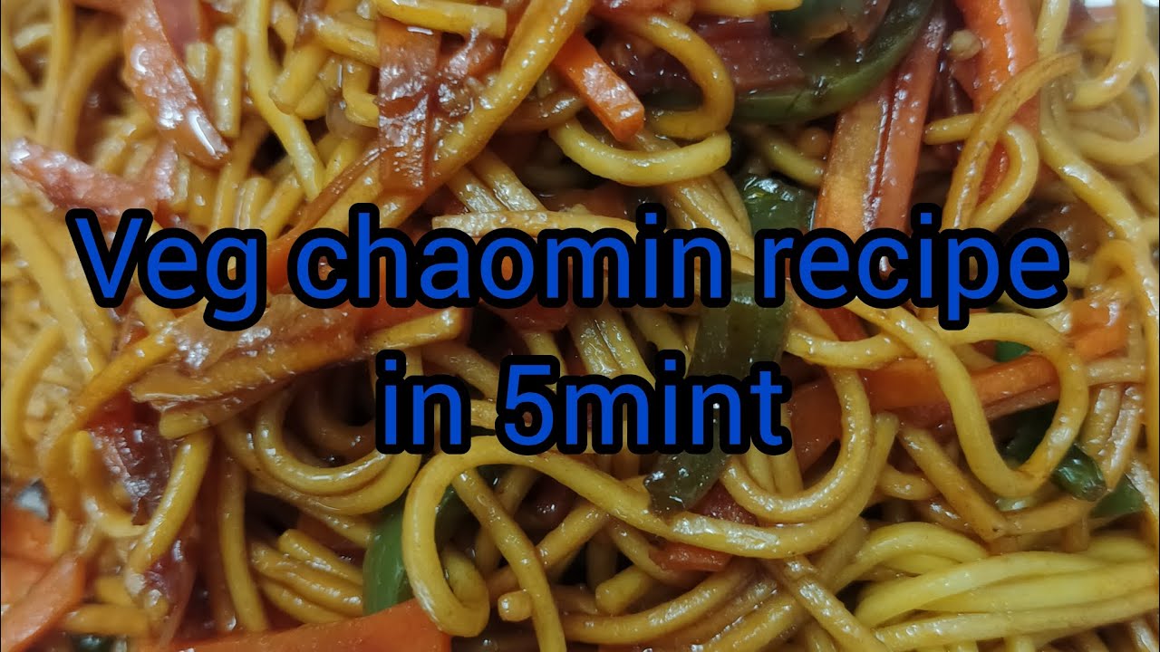 veg chaomin recipe// chaomin 🍝 - YouTube