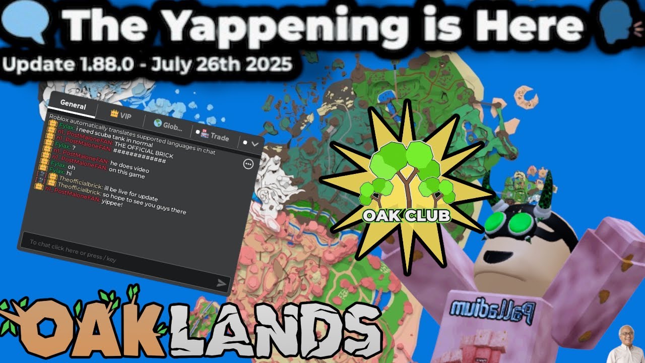 The YAPPING Update! V.1.88.0 (OAKLANDS) - YouTube