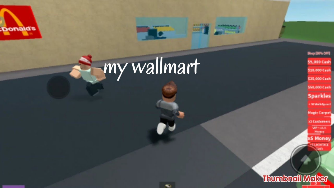Let's play Roblox Walmart tycoon - YouTube