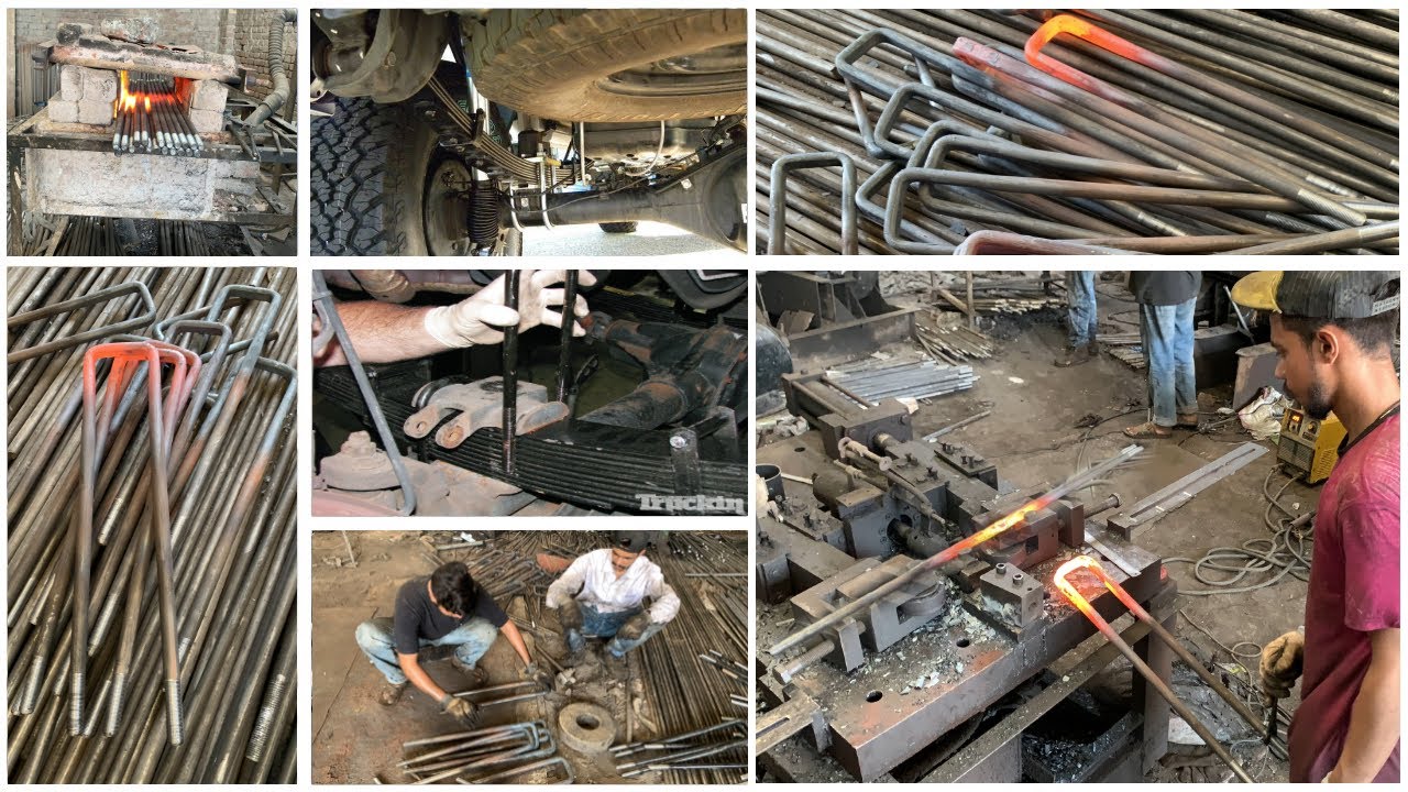 How are Made Truck Trailer U BOLT Kit For LEAF Spring SUSPENSION | How ...