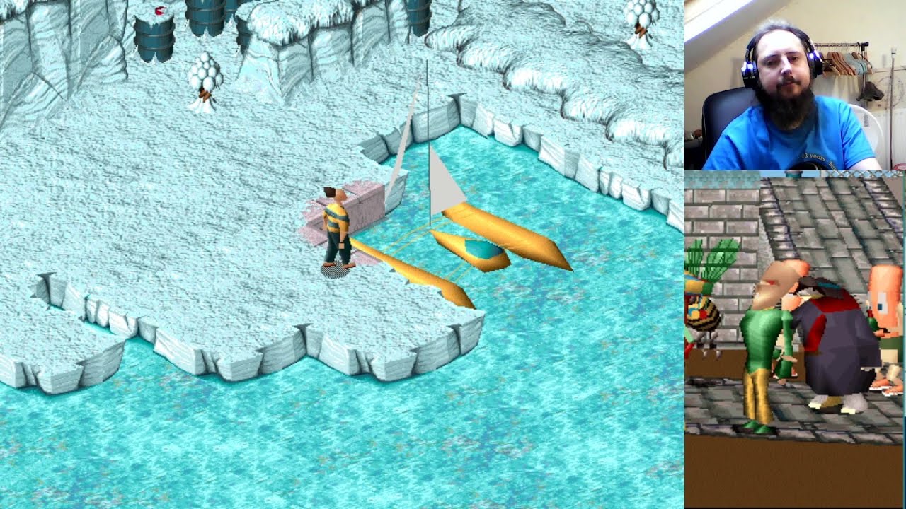 LBA1 Hacked save file run - YouTube