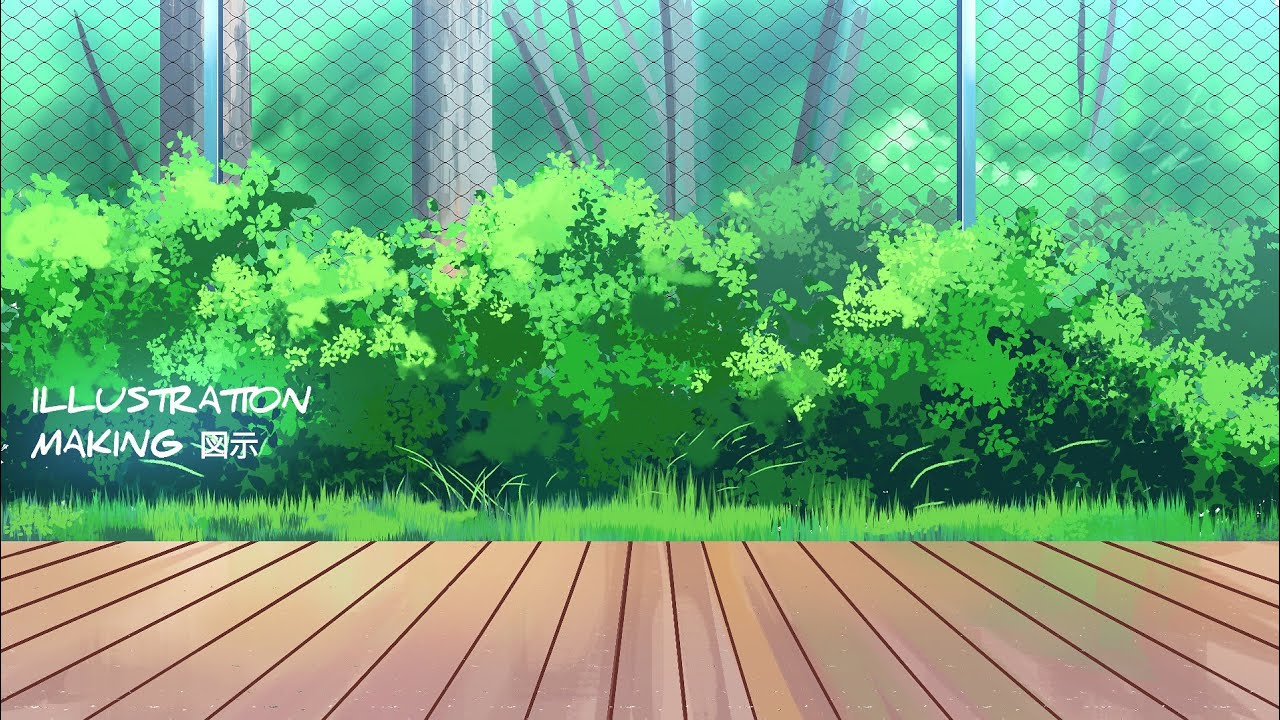 Ibis Paint - Speedpaint Anime Background Tutorial | illustration Making ...