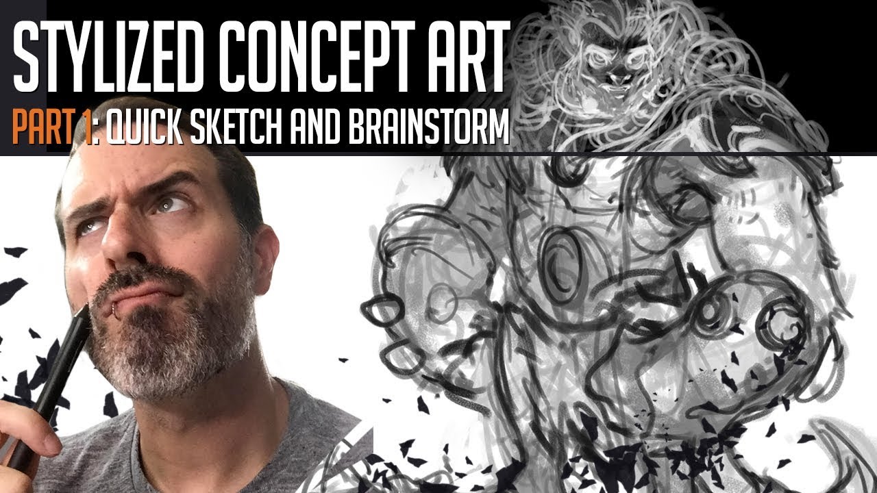 Stylized Concept Art Series - Part 1! - YouTube