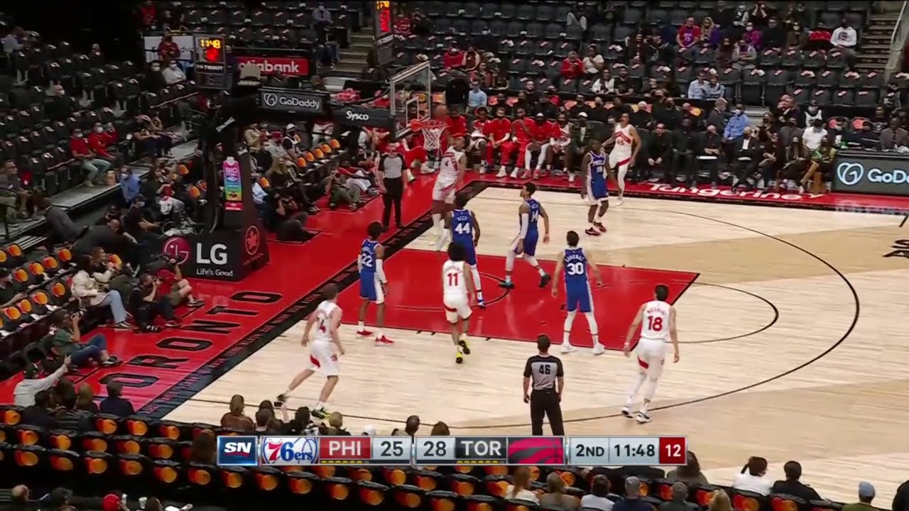 Tangerine Game Highlights: Raptors vs 76ers - October 4, 2021 - YouTube