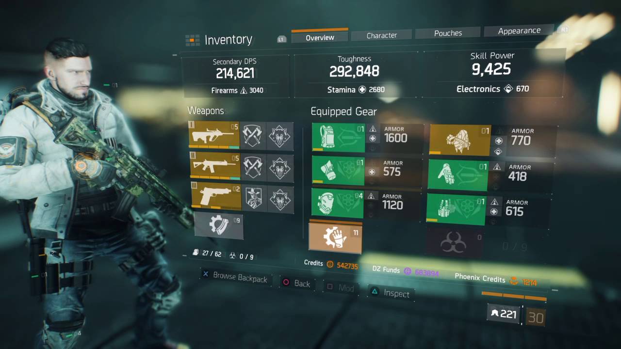 Division™ Tank Class Setup 1.2 Update, Striker & Sentry Build 255 + Dps ...