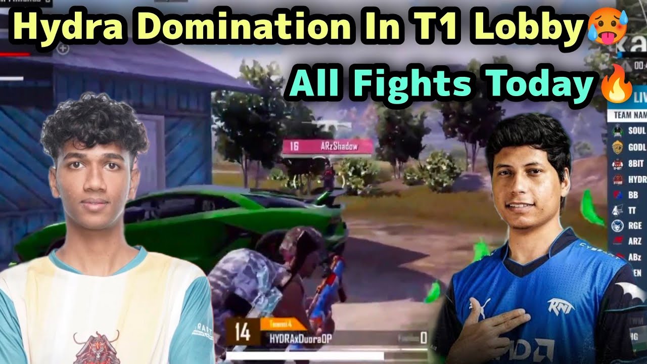 Hydra Domination In T1 Lobby Today All Fights🔥🐉 - YouTube