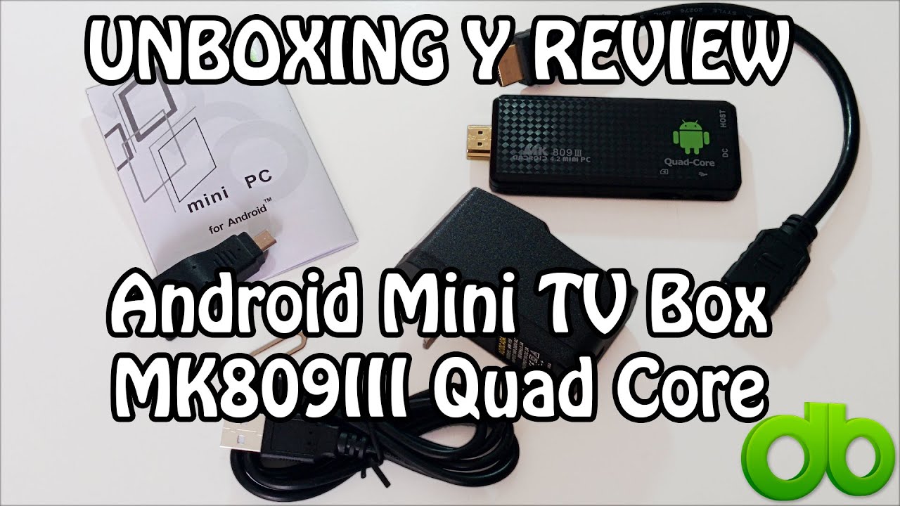 Android Mini TV Box MK809III Android 4.4 8GB Quad Core 1,8ghz 2GB RAM ...