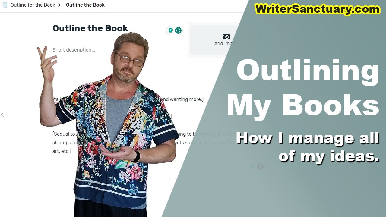 How I Outline My Books and Stories with Brackets and Ideas - YouTube