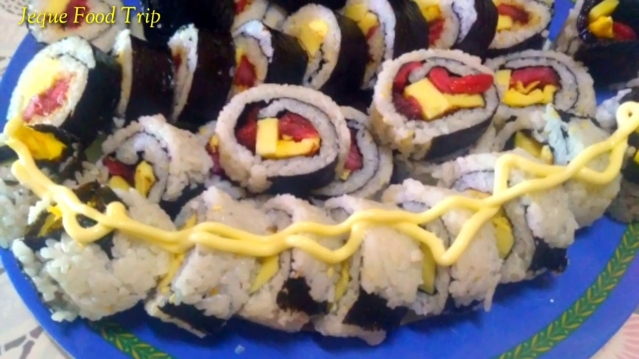 TOCINO KIMBAP (Pinoy style) | sushi roll | #28 - YouTube