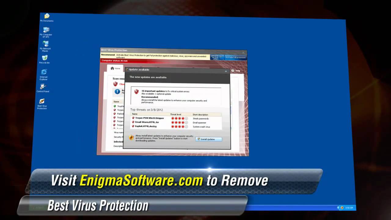 How to Detect and Remove Best Virus Protection - YouTube