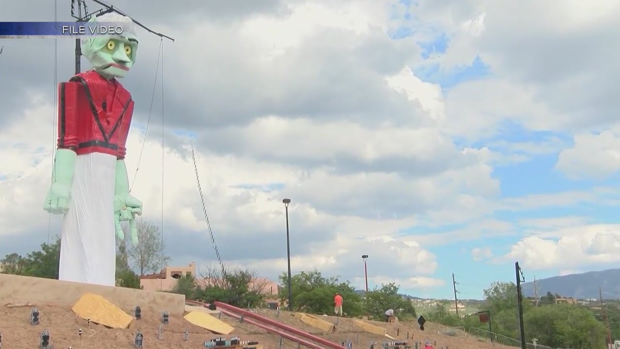 Fort Marcy Park closures in Santa Fe for Zozobra - YouTube