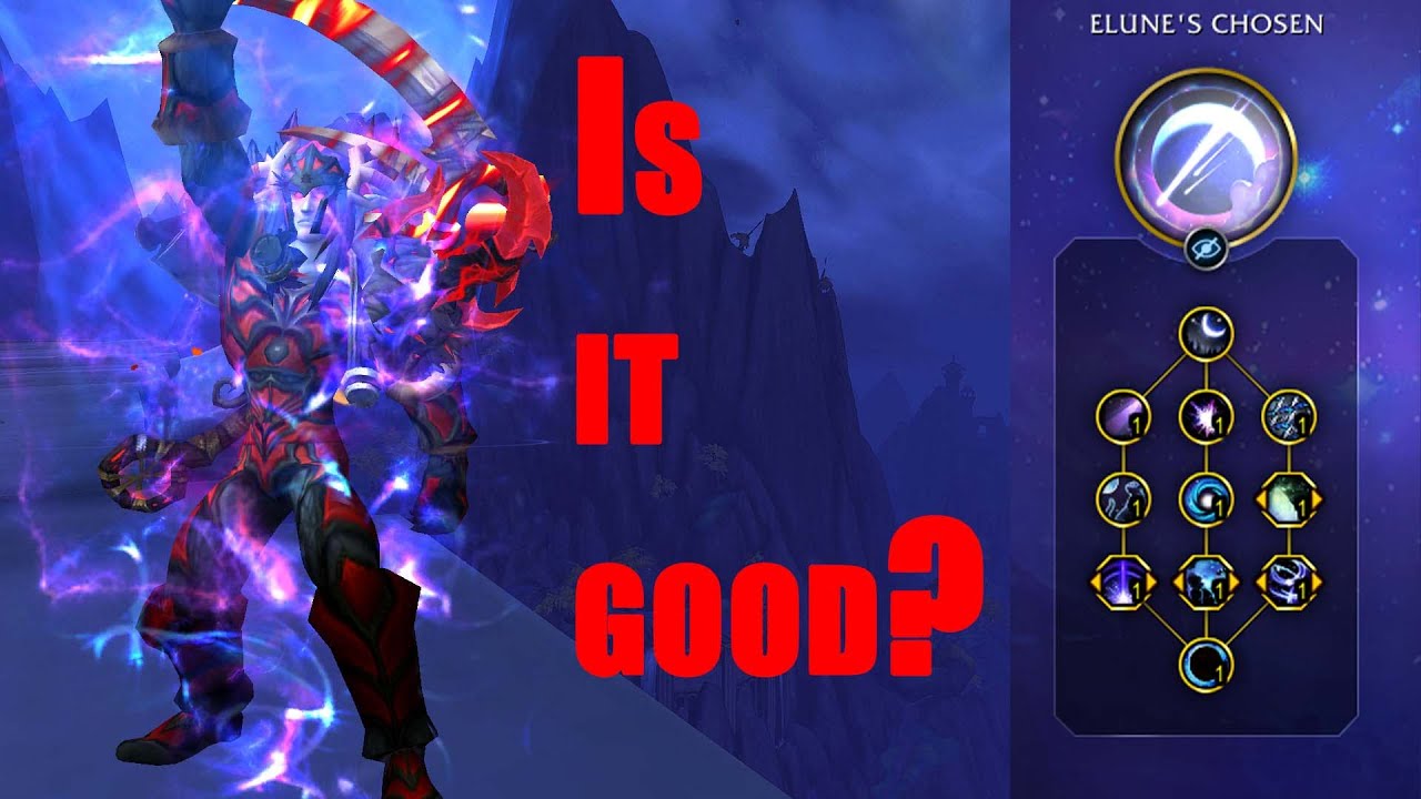 Elunes chosen and full moon - Balance druid pvp the war within beta ...