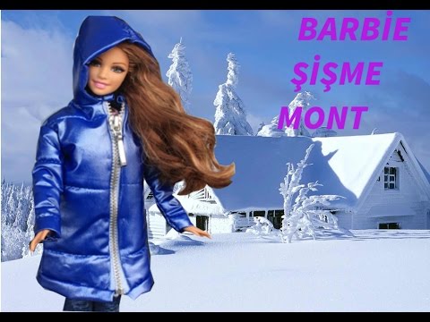 Barbie Mont Nasıl Yapılır? DIY - Kendin Yap Barbie Kıyafetleri - Bidünya Oyuncak - Çocuk Videosu