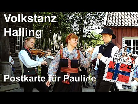 NORSK FOLKEMUSEUM - BYGDØY IN OSLO - Teil2 Halling Volkstanz ...