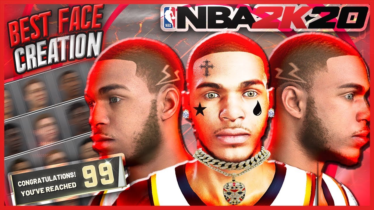*NEW* BEST FACE CREATION TUTORIAL IN NBA 2K20! HOW TO LOOK LIKE A COMP ...