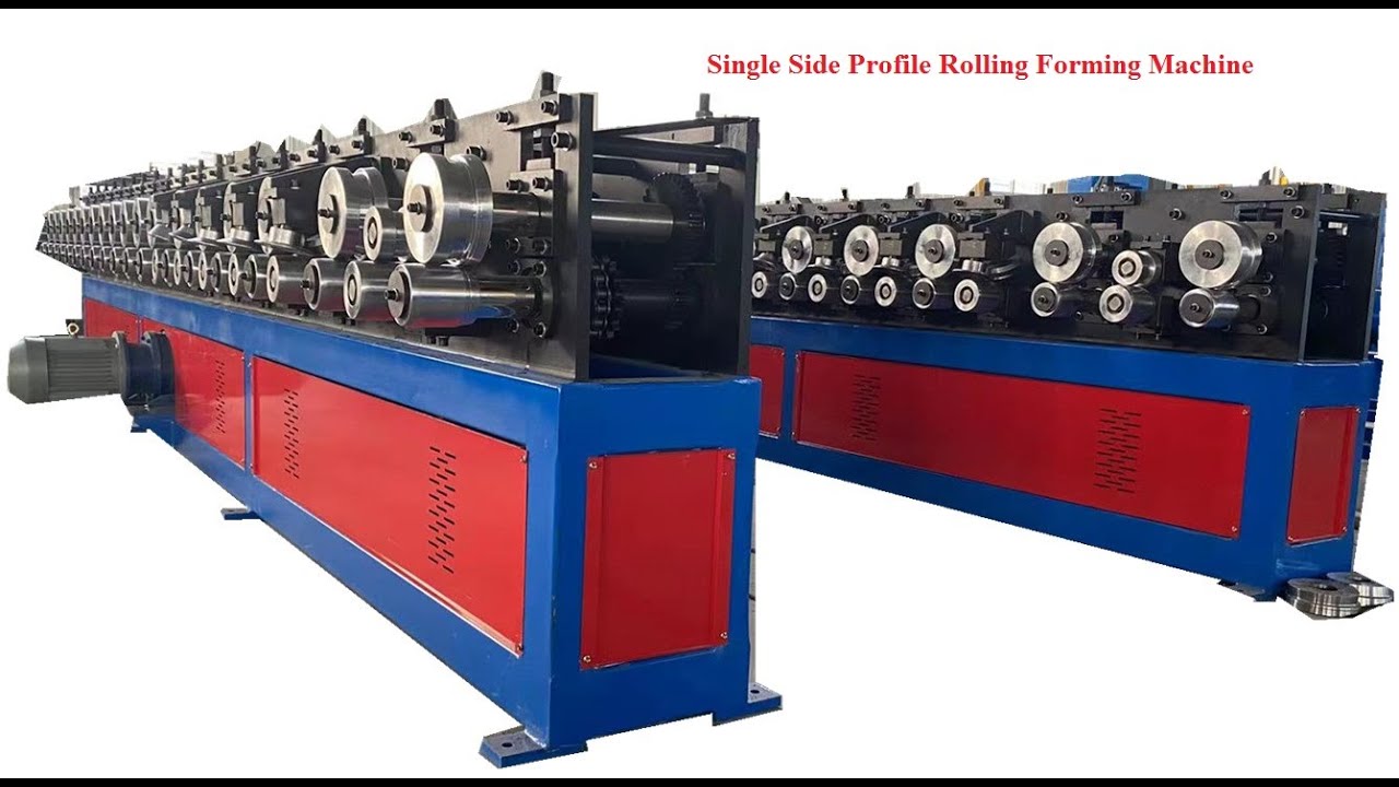 【ZHONGTUO】Single side profile rolling forming machine for Korea - YouTube
