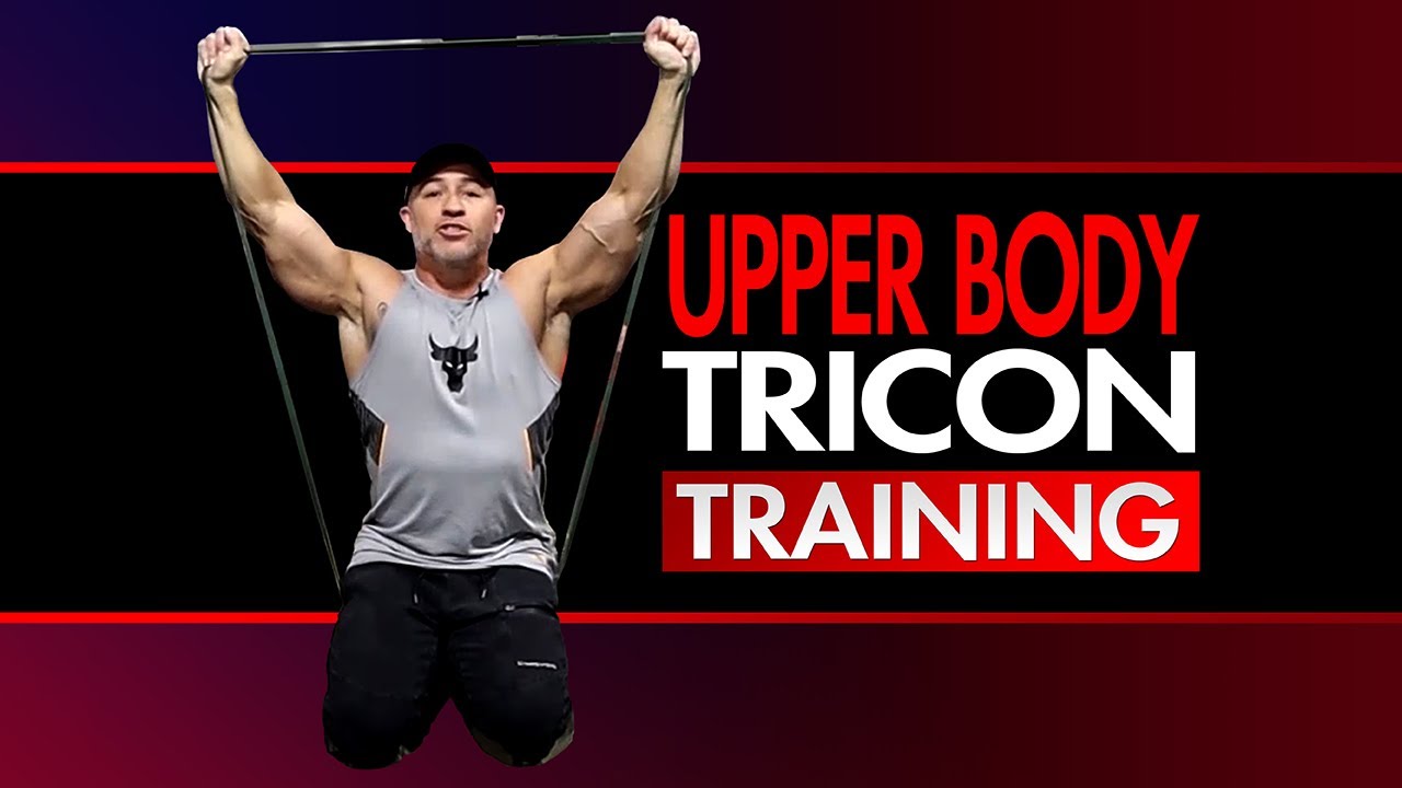 At Home Upper Body TriCon Training Workout (BANDS ONLY!) - YouTube