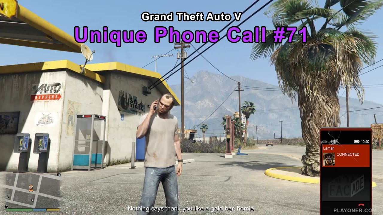 Trevor calls Lamar after The Third Way - Unique Phone Call #71 - GTA 5 ...