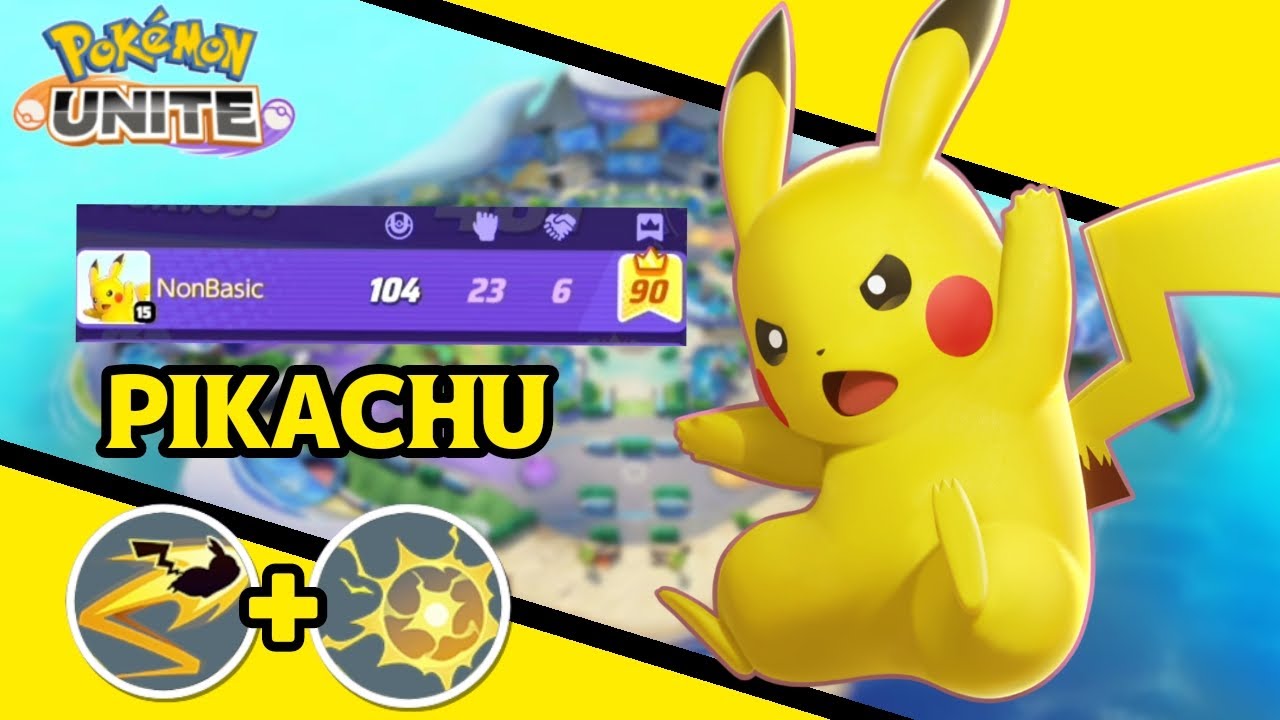 PIKACHU IS STRONG AND EASY TO USE!!! SOLO GAMEPLAY | POKEMON UNITE ...