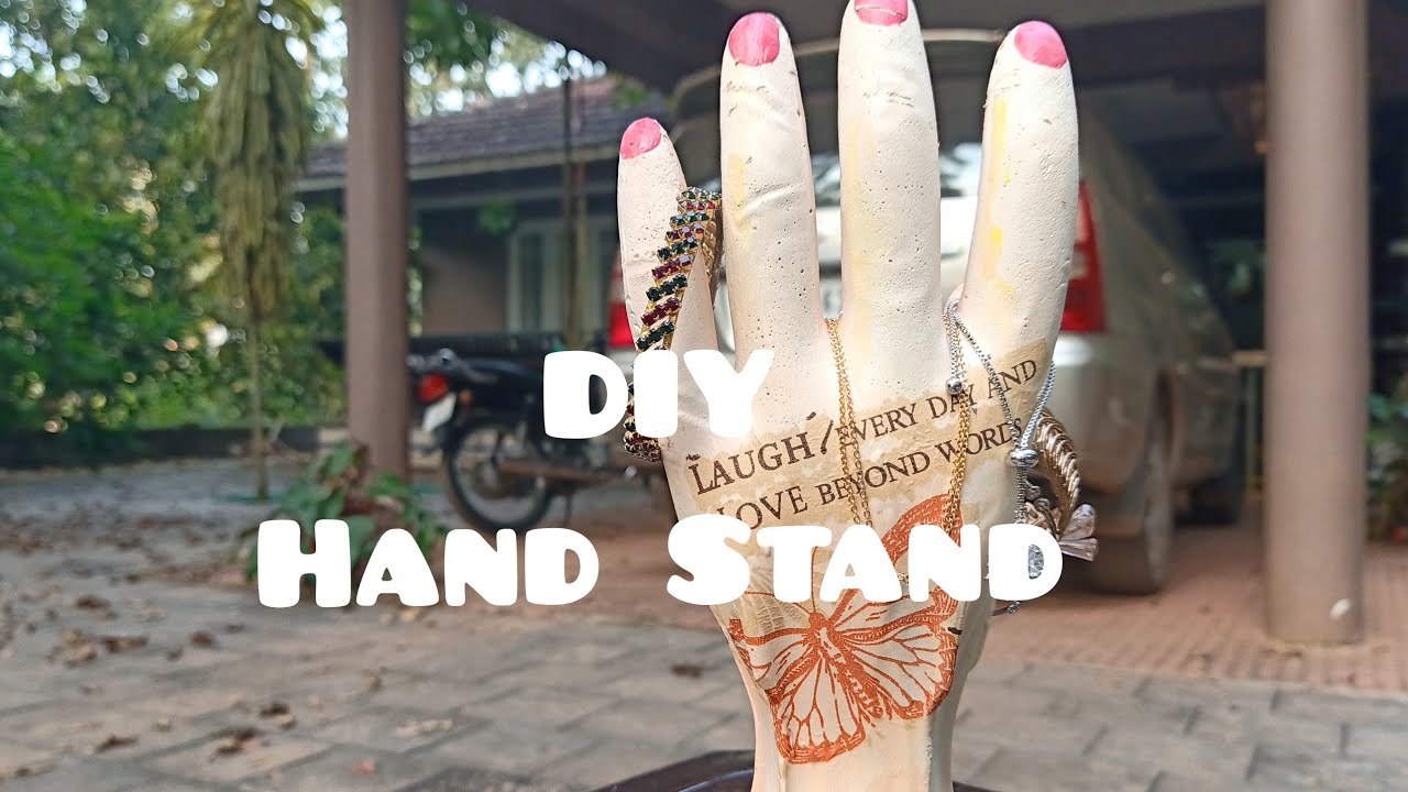 How to make a Hand Stand /DIY Hand Stand - YouTube